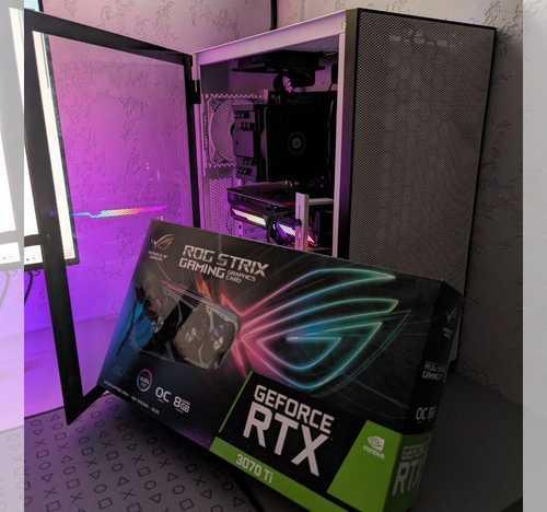 Видеокарта asus ROG Strix GeForce RTX 3070 Ti 8GB