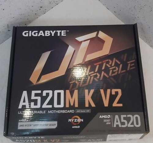 Материнская плата Gigabyte A520m KV2