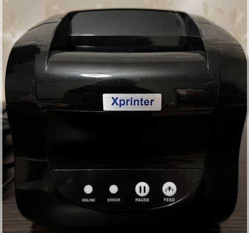 Термопринтер этикеток xprinter xp-365b (черный и б