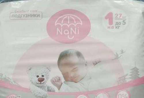 Подгузники 1 Nani