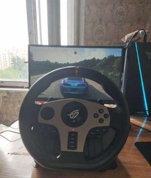 Игровой руль Dexp Wheelman pro