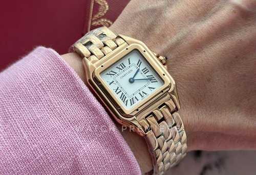 Часы cartier panthere 27 red gold