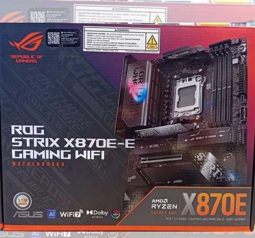 AM5 Asus Rog Strix X870E-E Gaming WiFi /Наличие