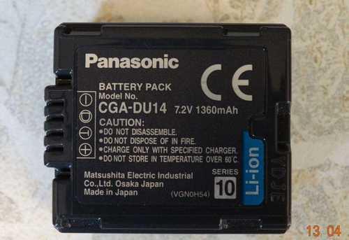 Аккумулятор Panasonic CGA-DU14 оригинал (Япония)