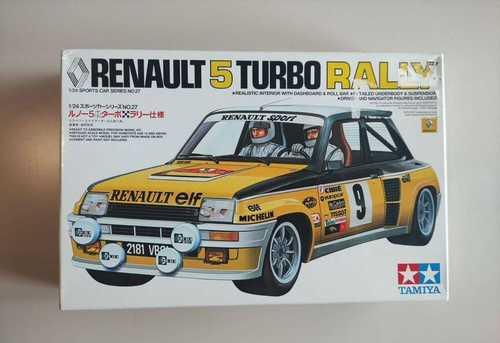 Сборная модель 1/24 Tamiya Renault 5 Turbo Rally
