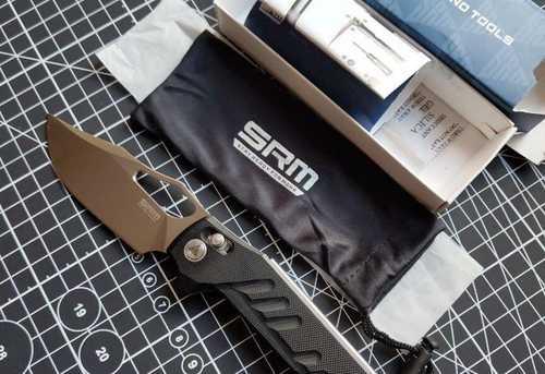 Складной нож SRM 238X-GB, рукоять Black G10