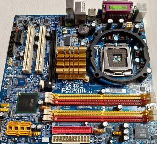 Материнская плата gigabyte GA-945GM-S2 DDR2, ATX