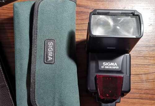Фотовспышка Sigma EF-500 DG super