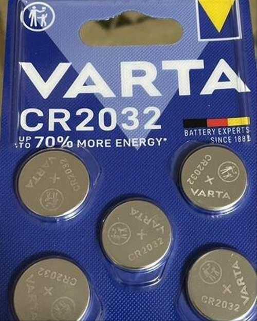 Батарейки varta cr2032