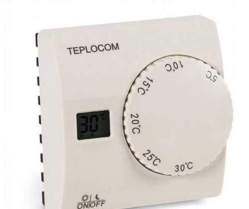Проводной комнатный термостат teplocom TS-2AA/8A