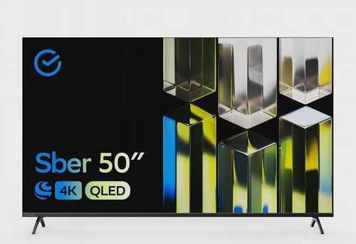Телевизор Sber 50 4K qled SMART wifi 127см новый