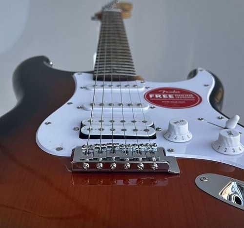 Fender squier bullet stratocaster hss brown sunbur