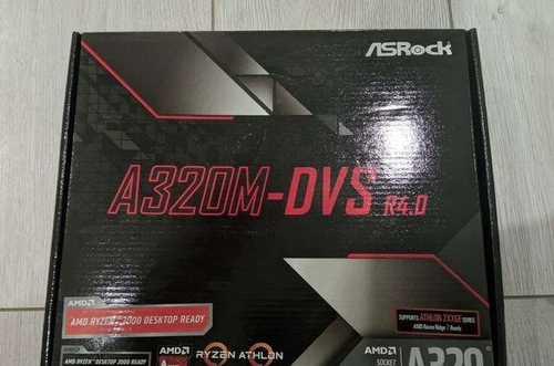 Материнская плата am4 ASRock a320m DVS R 4.0