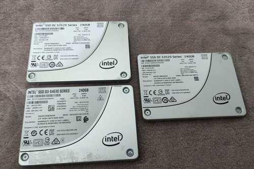 SSD диск intel 2.5" DC S3520 240 Гб SATA III