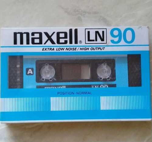 Аудиокассета Maxell LN90 новая