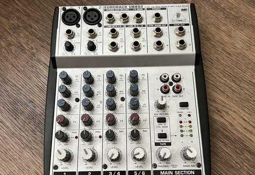 Микшерный пульт behringer eurorack UB802