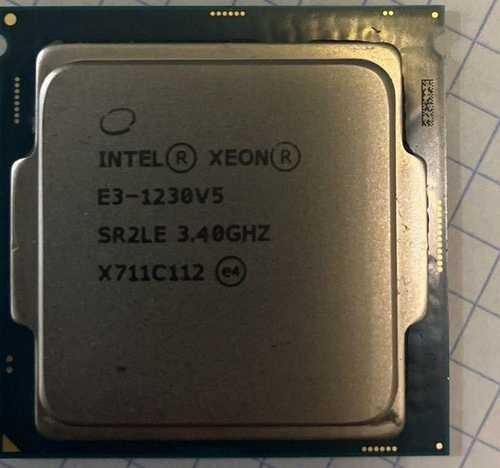 Процессор Xeon E3-1230v5 (i7-6700) LGA1151