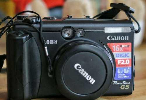 Компактный фотоаппарат Canon G5
