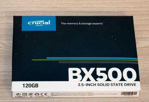 Новый SATA SSD диск Crucial BX500 на 120Gb