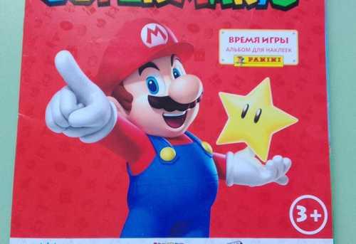 Альбом с наклейками panini Supermario