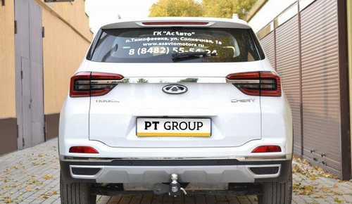 Фаркоп на Chery Tiggo 4 2021- без подрезки бампера