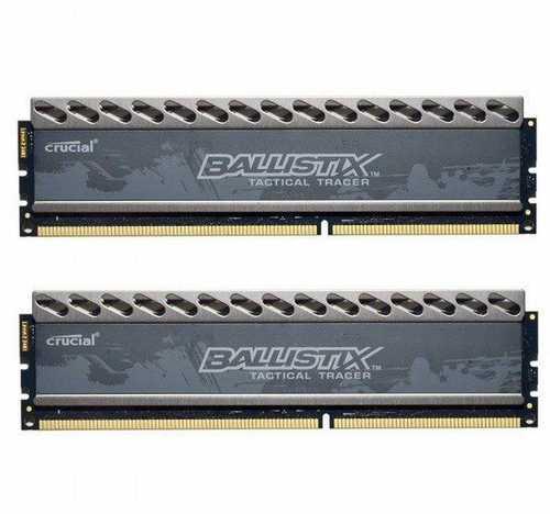 16Gb DDR3, Crucial Ballistix Tactical Tracer, 1866