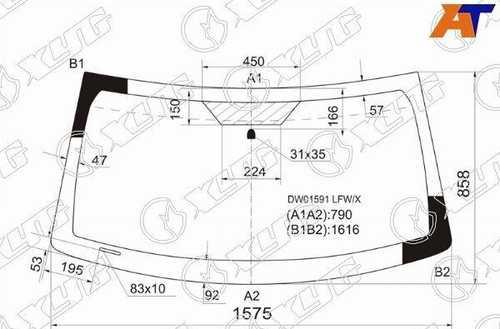 Стекло лобовое jeep grand cherokee