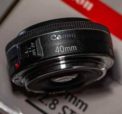 Canon EF 40mm f 2.8 stm