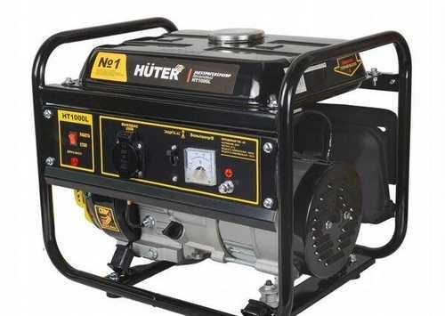 Электрогенератор бензиновый "huter" HT1000L (1000
