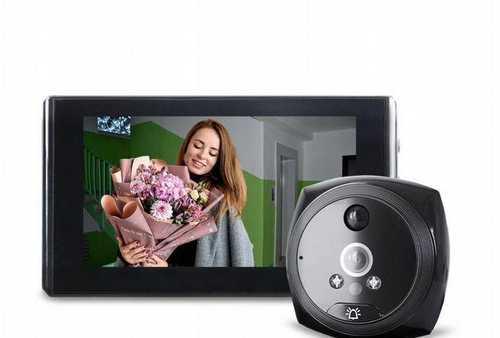 Видеоглазок для входной двери PS-link PDV9 Black