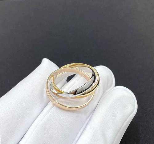 Золотое кольцо Cartier Trinity