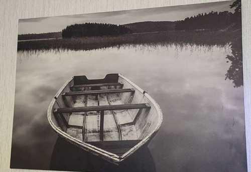 Продам картину IKEA Pjatteryd 70*100 с лодкой