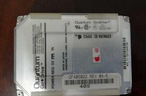 HDD 2.5 scsi Quantum Go Drive GF40S022 Редкий