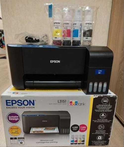 Мфу/Epson L3151/новое/снпч