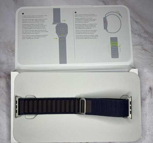 Ремешок Apple Watch Ultra Alpine Loop Blue (L) 49m