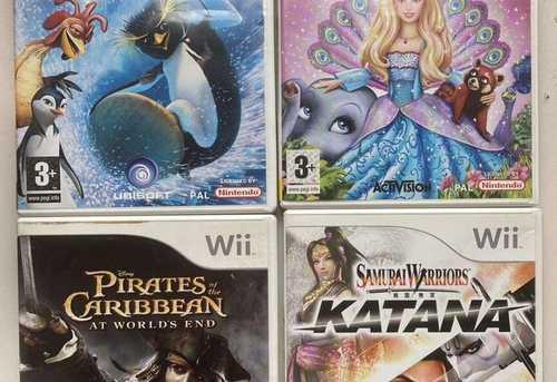 Диски с играми на Wii