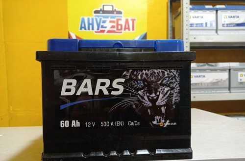 Аккумулятор bars Silver 6 CT- 60 о.п д242ш175в190