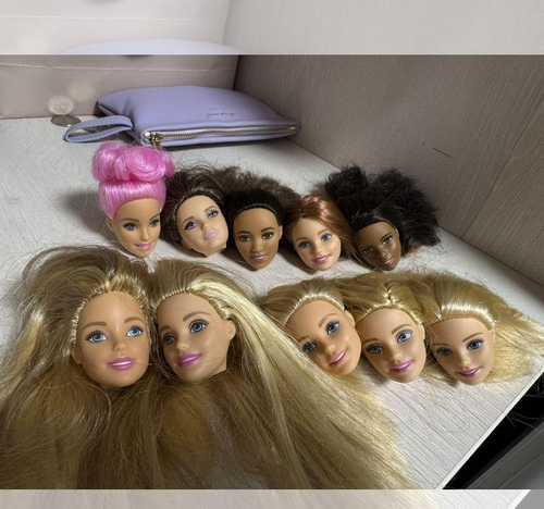 Головы кукол Барби Mattel