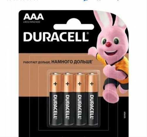 Батарейки алкаиновые "duracell", 4 шт