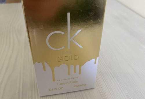 Туалетная вода calvin klein one gold 100мл