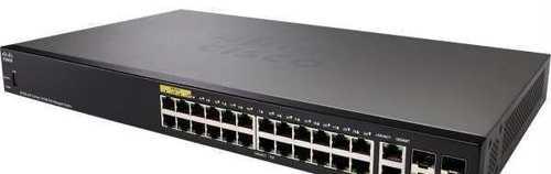 Poe коммутатор Cisco SF350-24P-K9 v.01