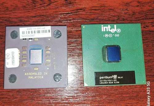Раритетные процессоры Pentium III и AMD Duron