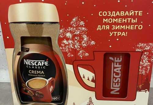 Подарочный набор Nescafe crema 190гр + чашка