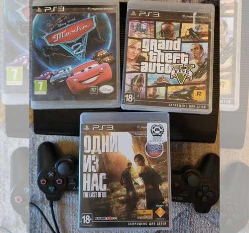 Диски на ps3 тачки, GTA, The last of us