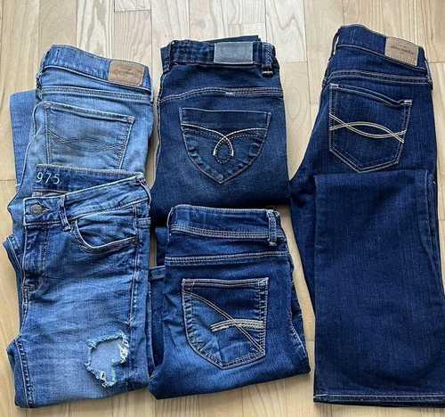 Джинсы Zara, Calvin Klein, Abercrombie & Fitch