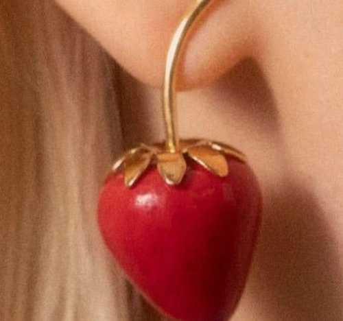 Серьги из фарфора Andres Gallardo