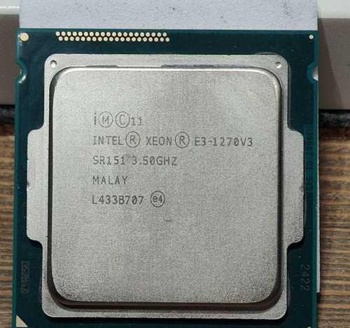 Intel Xeon E3 1270v3