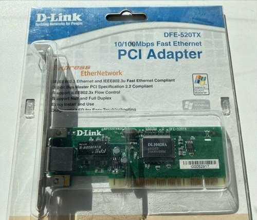 Сетевой адаптер Dlink DFE-520TX