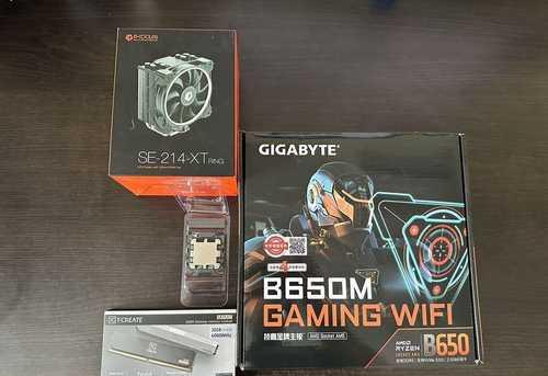 Комплект 7800X3D/GIG B650M Gaming WiFi/32G D5 6000