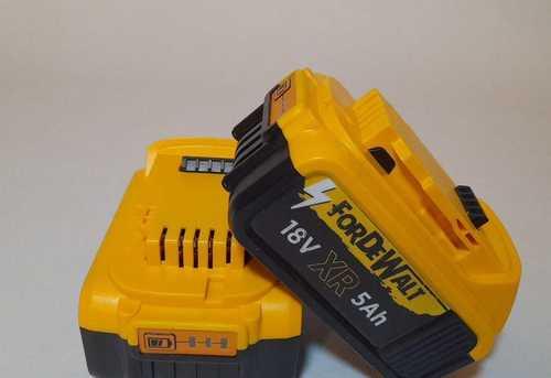 Пара аккумуляторов dewalt 18V 5 Ah